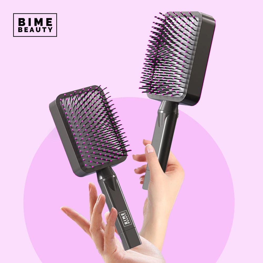 3D Self-cleaning Deluxe Rectangular Hair Brush - Etsy