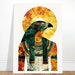 RA the Egyptian Sun God - Large Art Print (3 Sizes) Egyptian Sacred Art ...