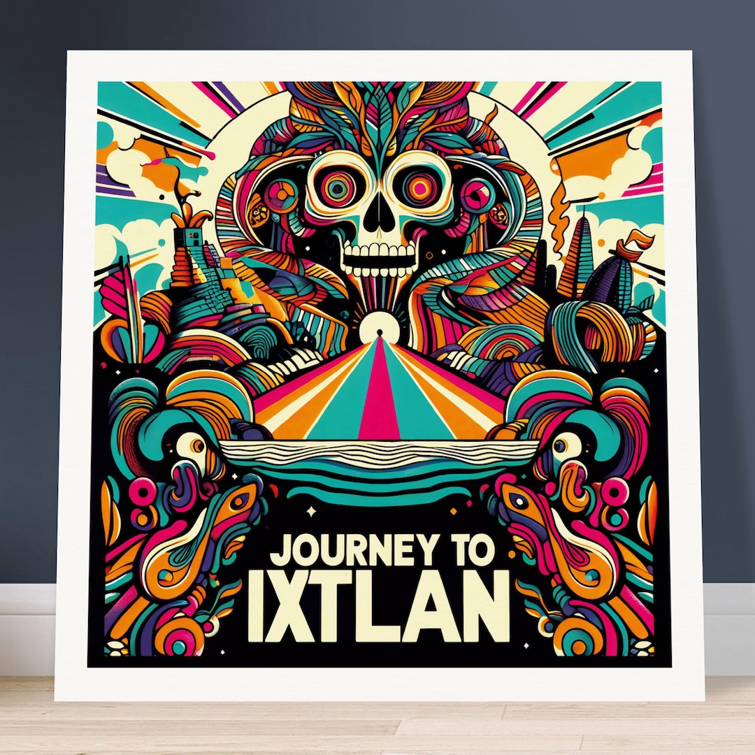 JOURNEY TO IXTLAN - Large Art Print (3 Sizes) Carlos Castañeda ...