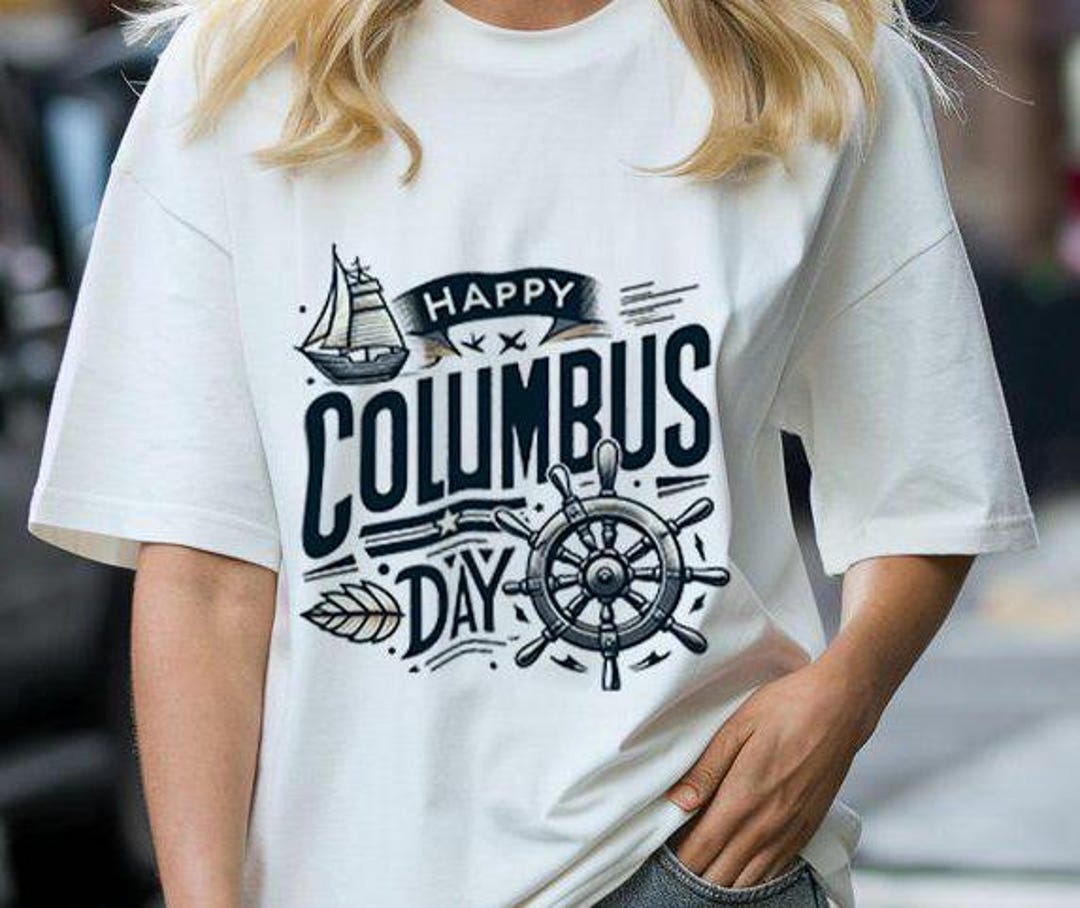 Columbus Shirt,happy Columbus Day,native American,discover America ...