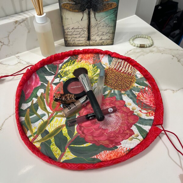 Drawstring Makeup Bag - Etsy