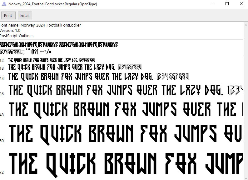 Font Vector Norway Euro 2024 in OTF, SVG, EPS, Ai - Etsy Australia