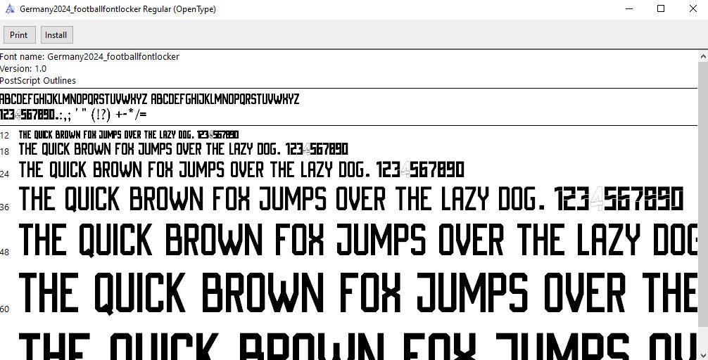 Font Vector Germany Euro 2024 in OTF, SVG, EPS, Ai - Etsy Canada