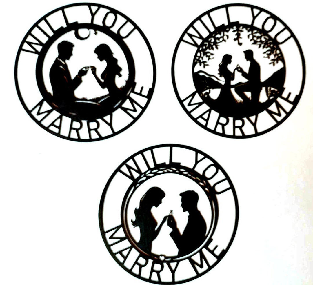 Will You Marry Me Bundle Digital Cut Files SVG Wife Proposal SVG ...