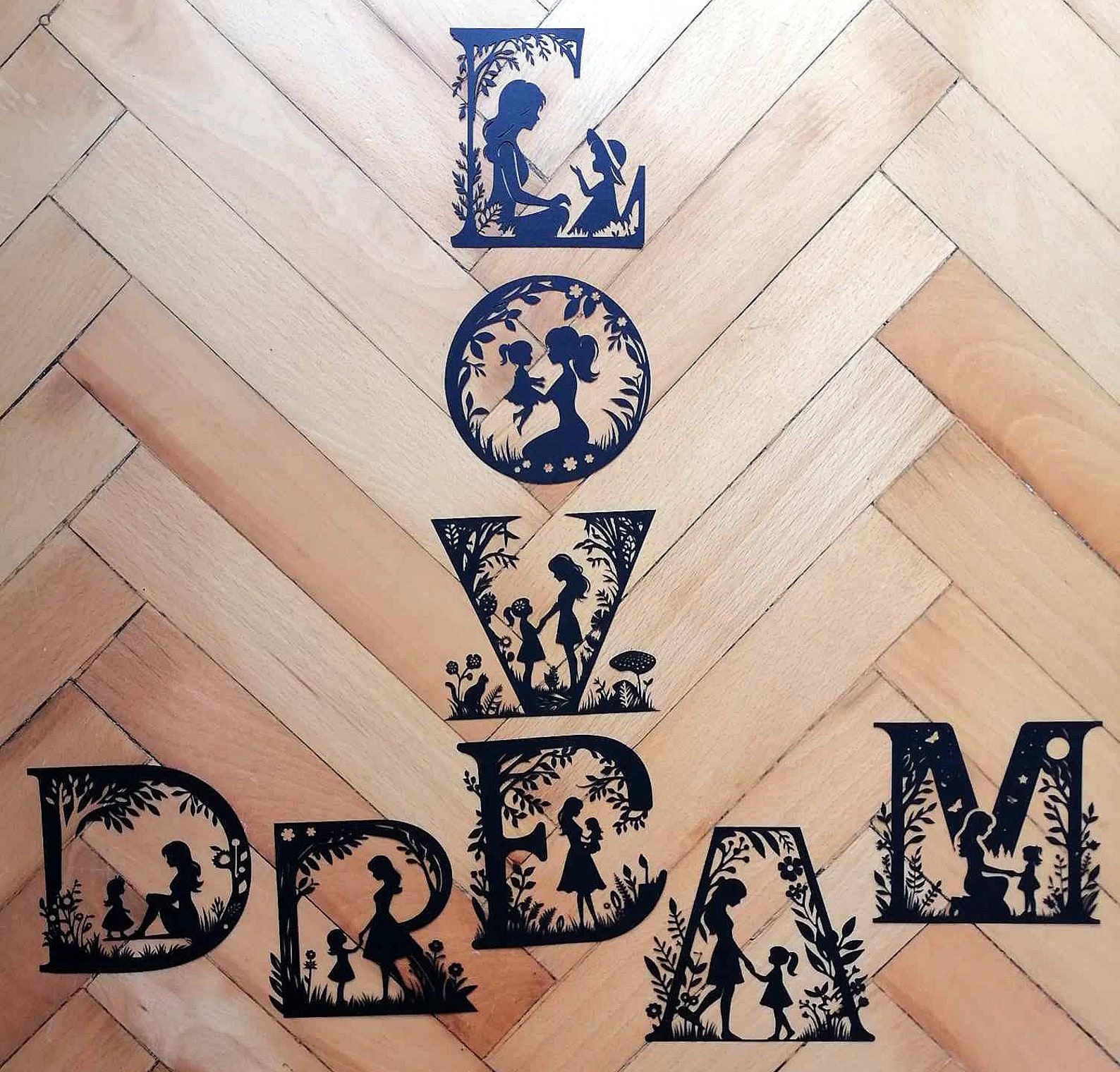 Monogram Miniature Letters - Alphabet A-Z SVG, Monogram, Wedding ...