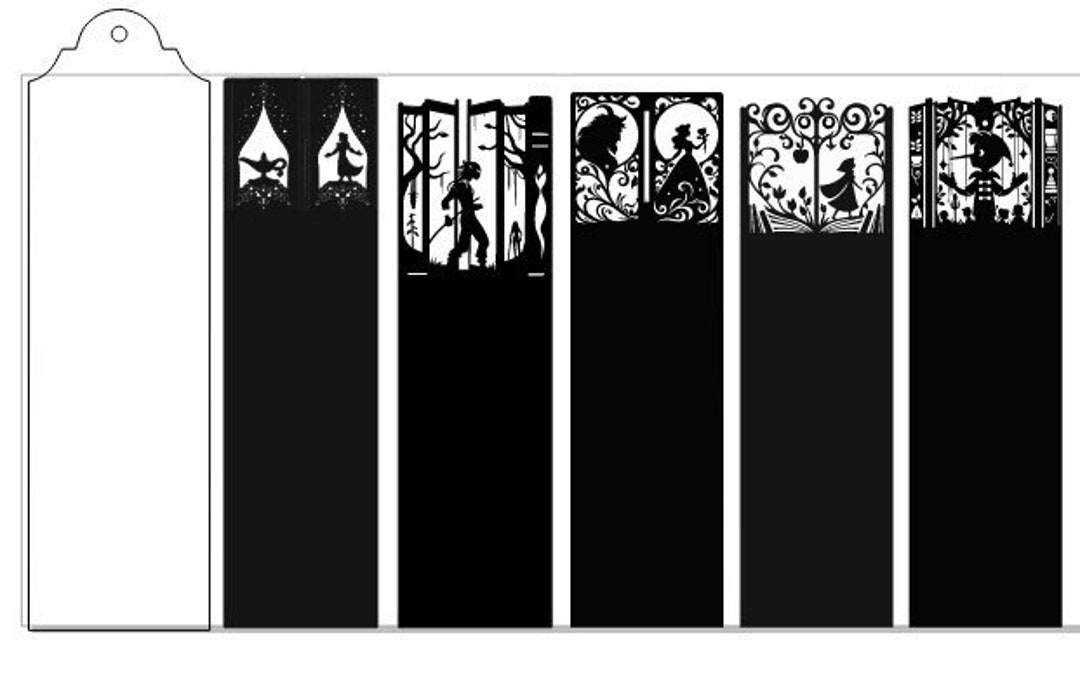 Paper-cut & Laser Cut BOOKMARK TEMPLATE BUNDLE for Book Lovers - Part 3 ...