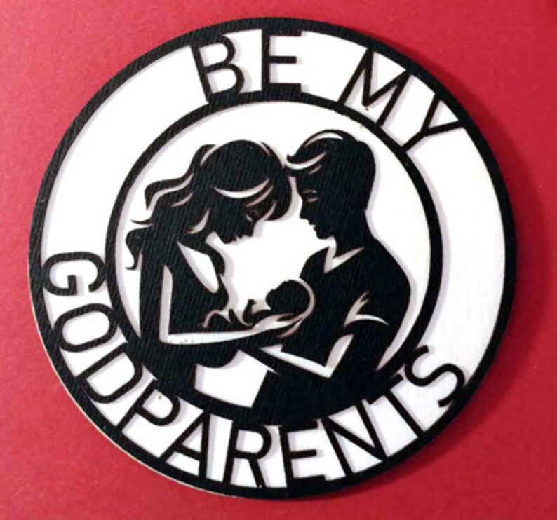 Be My Godparents 2 Digital Cut Files SVG | Godparent Proposal SVG ...