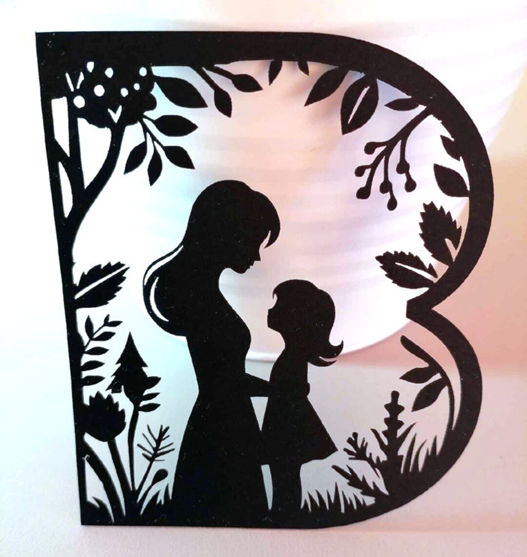 Monogram Miniature Letters - Letter B SVG, Monogram, Wedding, Alphabet ...