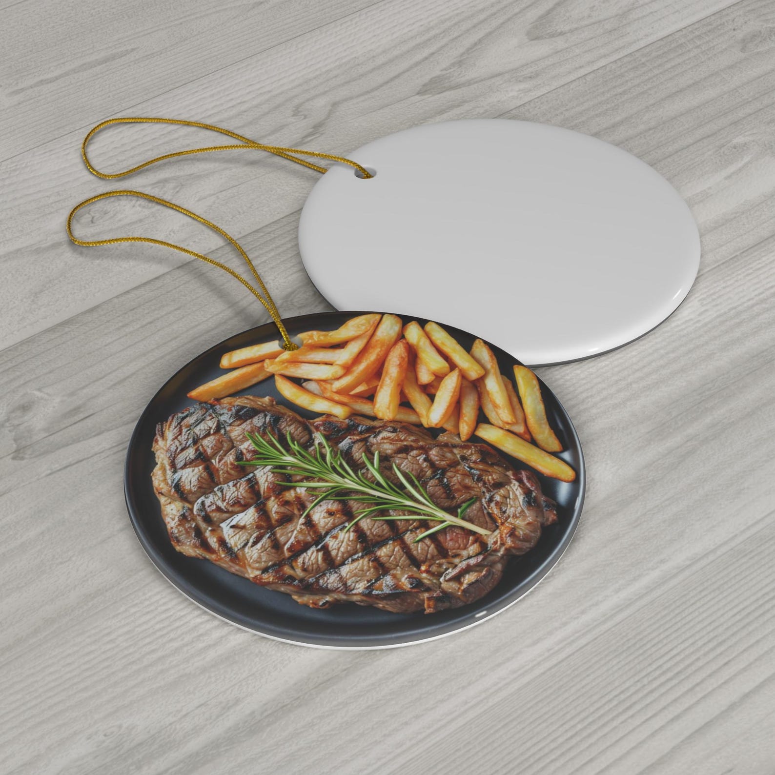 Steak Christmas Ornament, Meat Lover Gift, BBQ Steak, Grill, Gift for ...