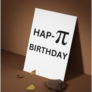 Math Birthday Card - Etsy
