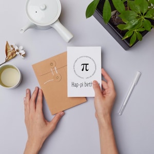Funny Math Nerd Birthday Card, Geek Gift, Mathematical Humor, Unique ...