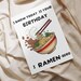 Ramen Birthday Card, Asian Food Theme, Unique Greeting Card, Foodie ...
