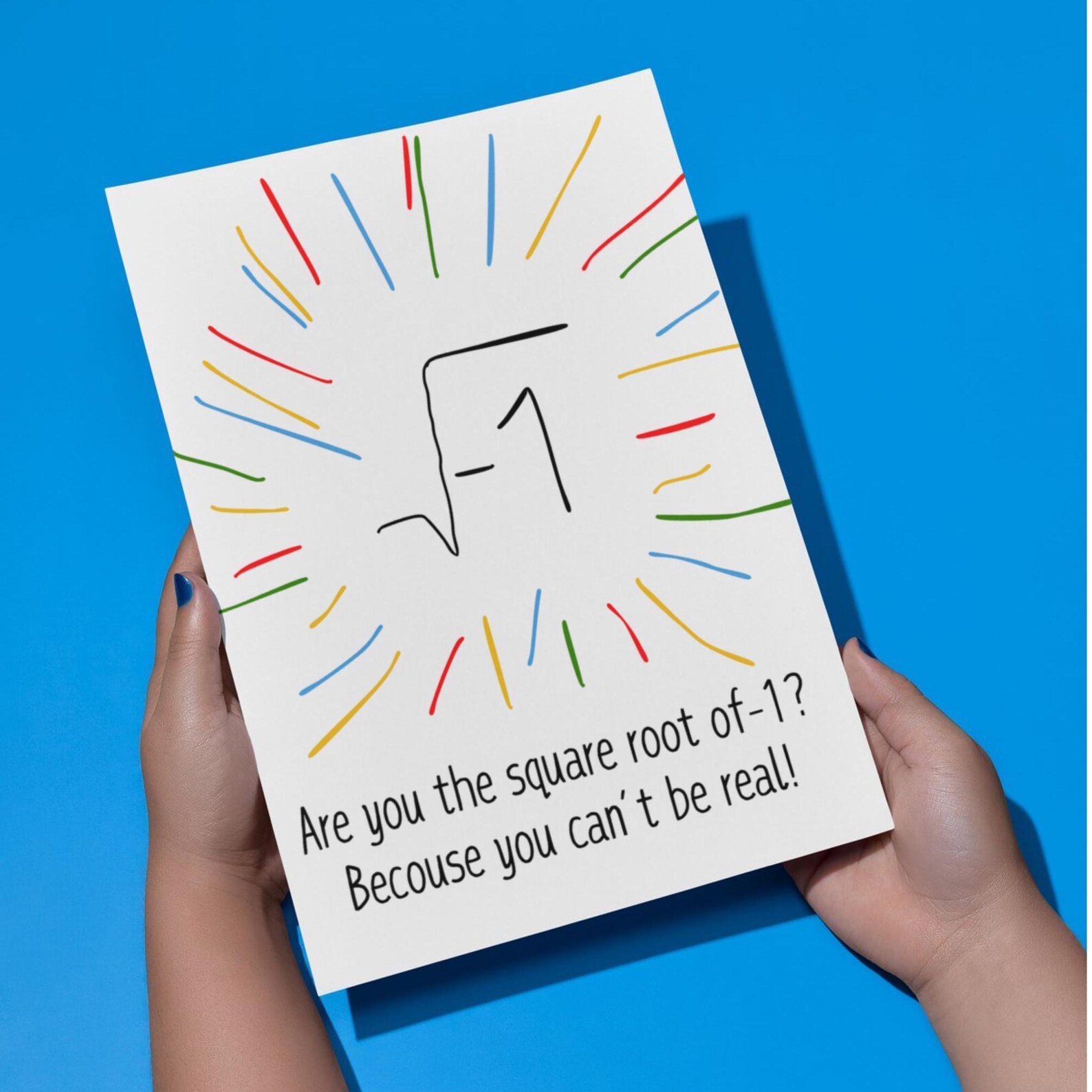 Funny Math Nerd Birthday Card, Geek Gift, Mathematical Humor, Unique ...