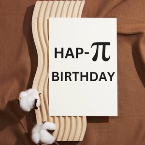 Math Birthday Card - Etsy