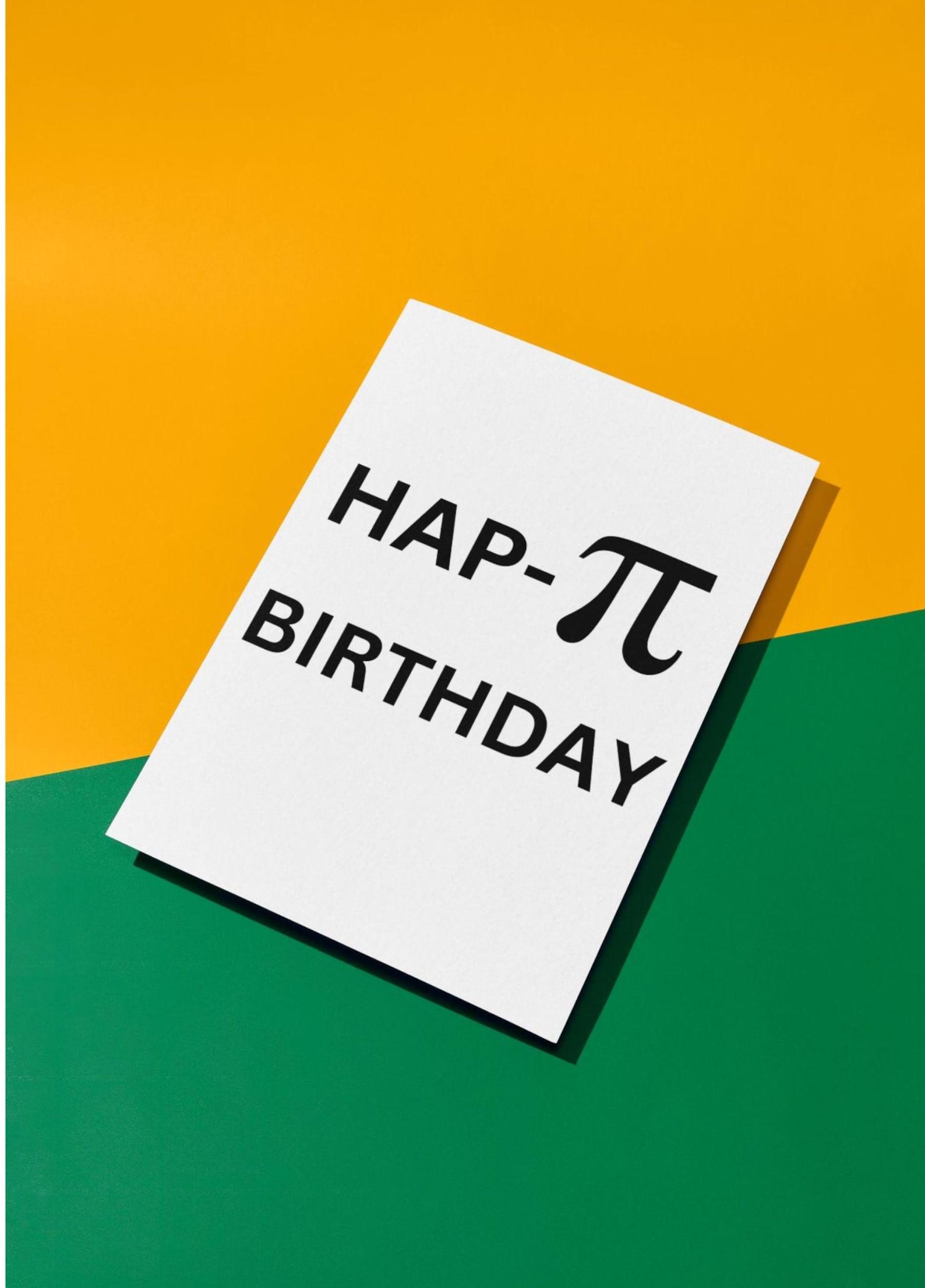 Math Birthday Card - Etsy