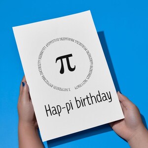 Funny Math Nerd Birthday Card, Geek Gift, Mathematical Humor, Unique ...