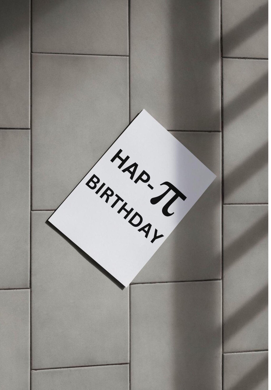 Math Birthday Card - Etsy