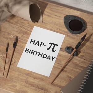 Math Birthday Card - Etsy