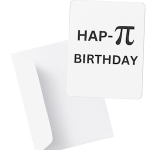 Math Birthday Card - Etsy