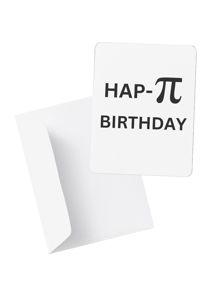 Math Birthday Card - Etsy