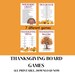 Thanksgiving Printable Games | Thanksgiving Games Bundle | Thanksgiving ...