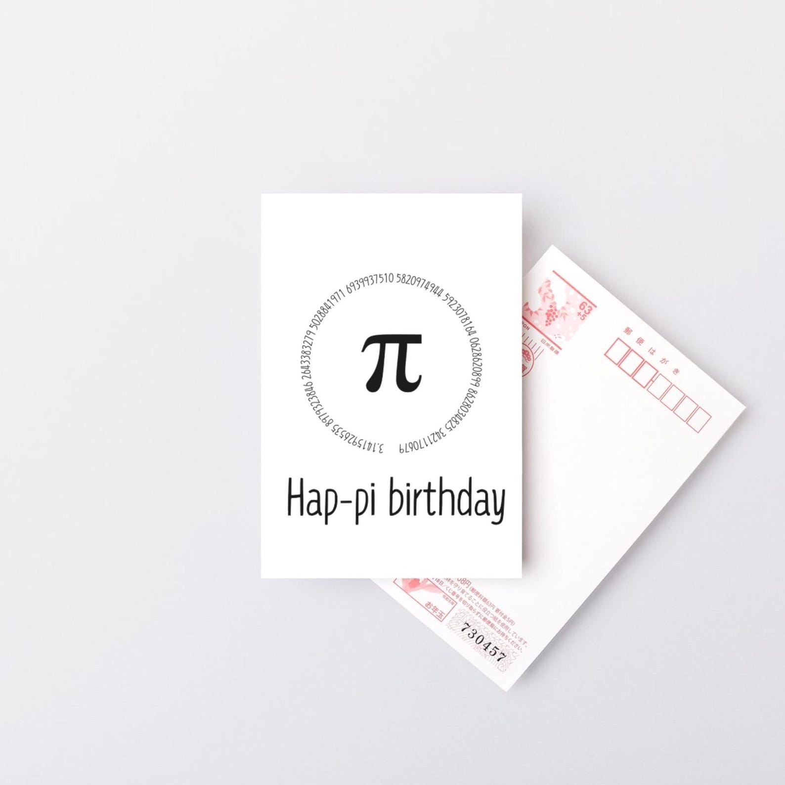 Funny Math Nerd Birthday Card, Geek Gift, Mathematical Humor, Unique ...