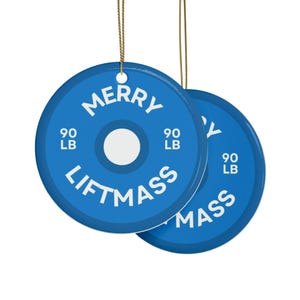 Merry Liftmas Funny Christmas Ornament, Joke Gift Idea, Sarcastic Tree ...