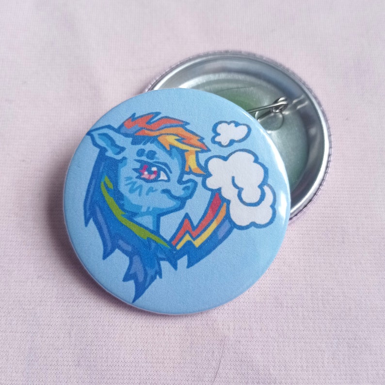 My Little Pony (MLP) - Pins / Buttons - Mane Six - Etsy