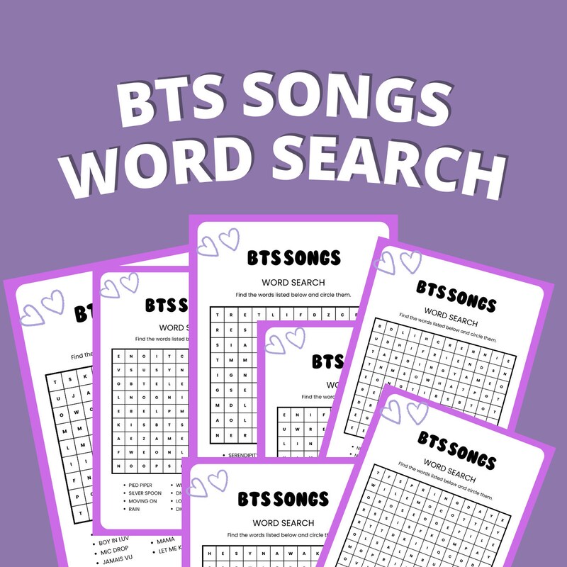 Bts Game - Etsy