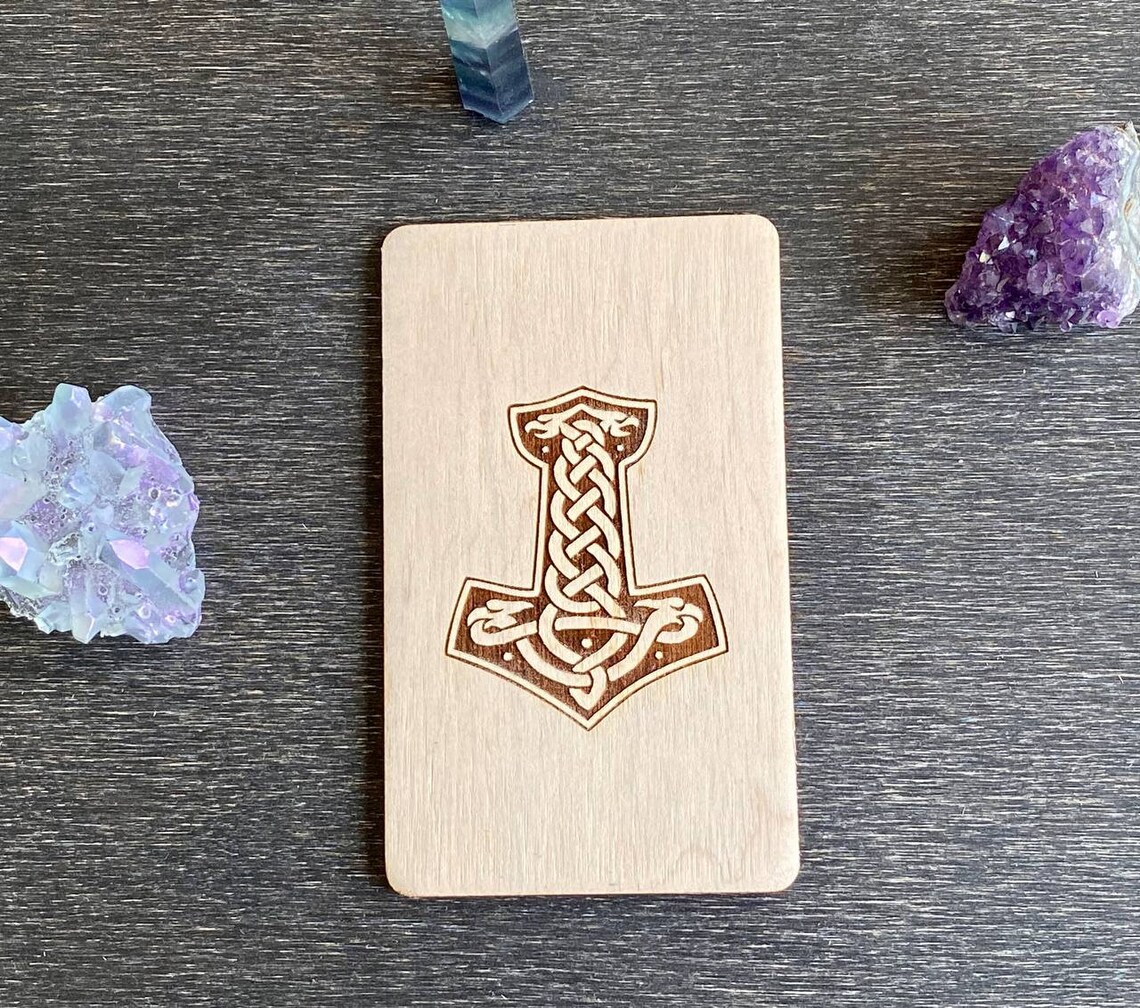 Viking Mjolnir SVG, Thor Hammer Vector, Norse Viking Symbol Laser Cut ...