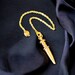 Metal Pendulum, Goldtone Pendulum for Divination and Meditation ...