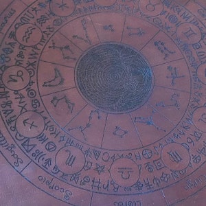 Casting Mat for Runes With Zodiac Circle, Pendulum, Charm Casting ...