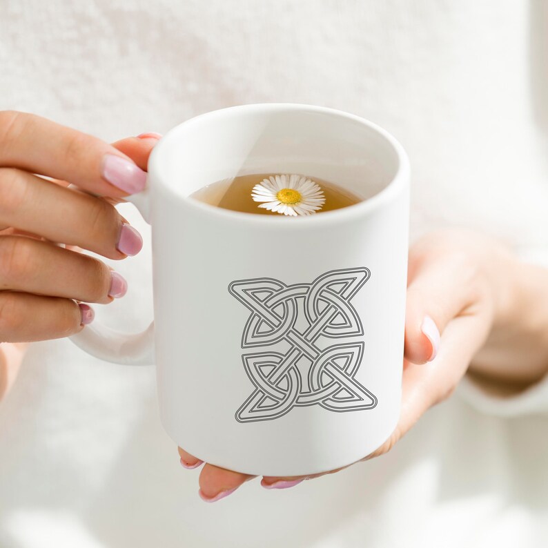 Celtic Knot Design for CNC Machines, Ai, Svg, Dxf, Cdr, Pdf Digital ...