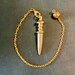 Metal Pendulum, Goldtone Pendulum for Divination and Meditation ...