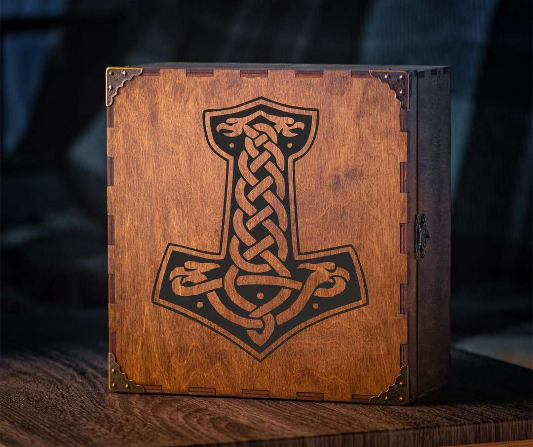 Viking Mjolnir SVG, Thor Hammer Vector, Norse Viking Symbol Laser Cut ...