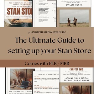 Stan Store Guide - Etsy