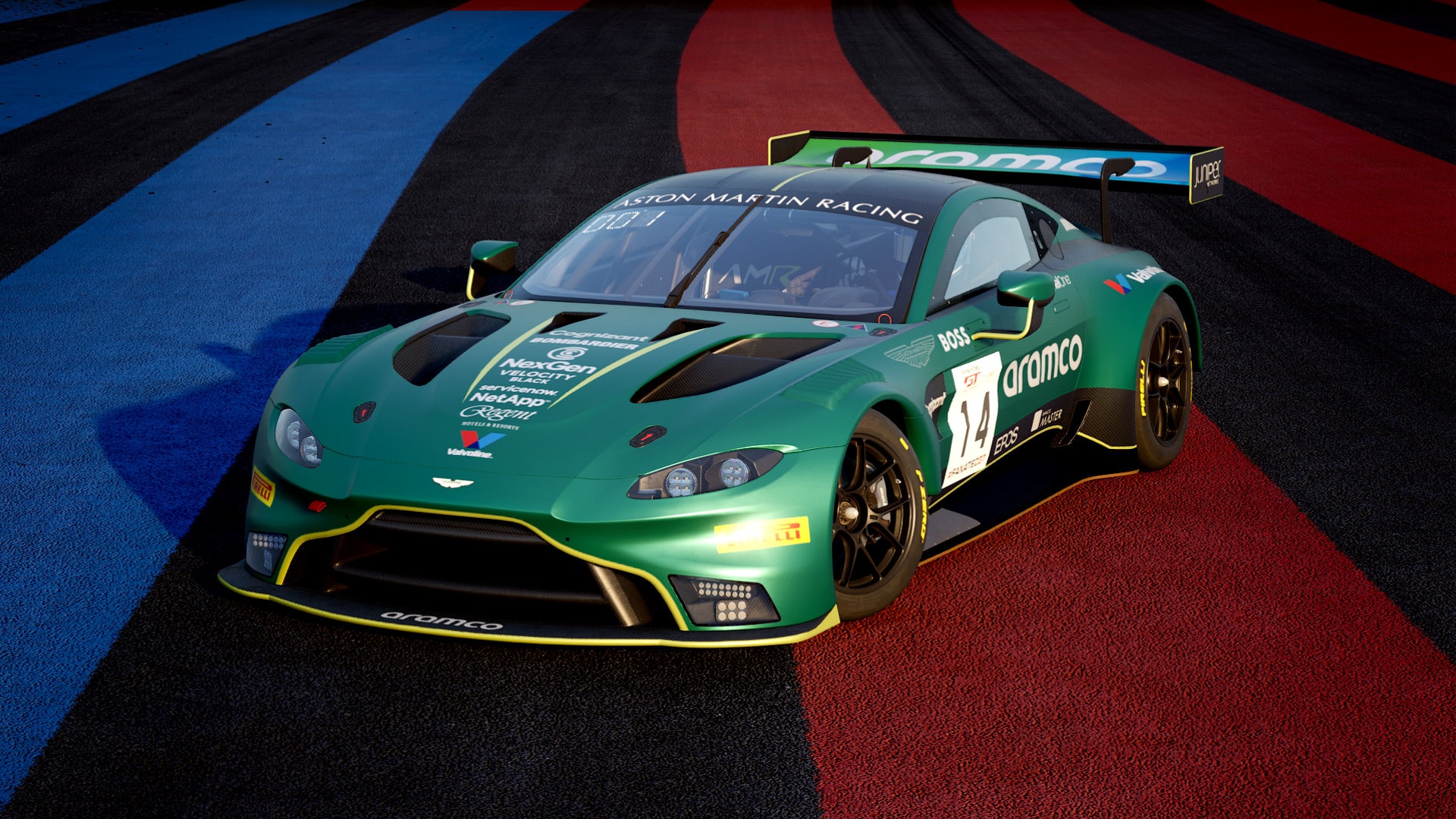 Aston Martin F1 2024 Inspired Livery for Aston Martin GT3 Vantage on ...