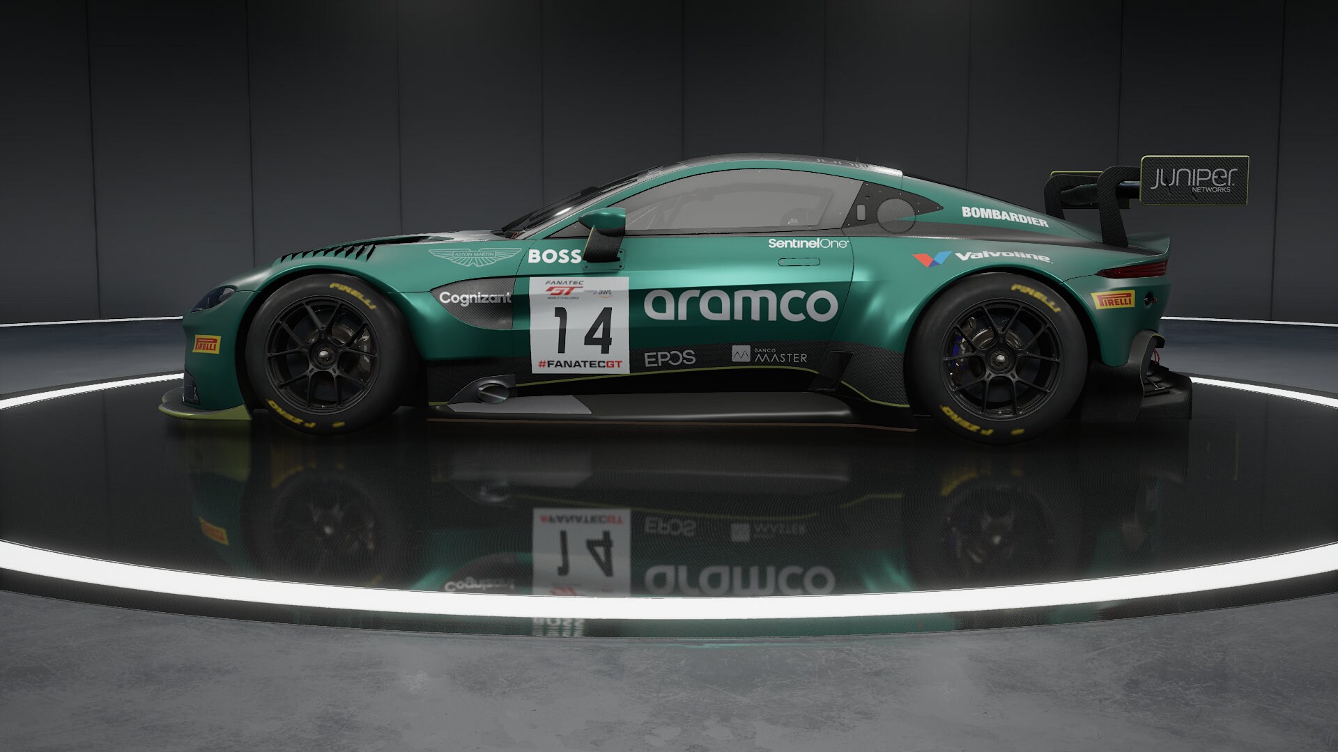 Aston Martin F1 2024 Inspired Livery for Aston Martin GT3 Vantage on ...