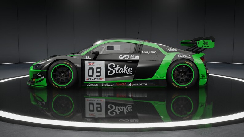 Stake F1 Inspired Livery for Audi R8 GT3 Evo II for Assetto Corsa ...