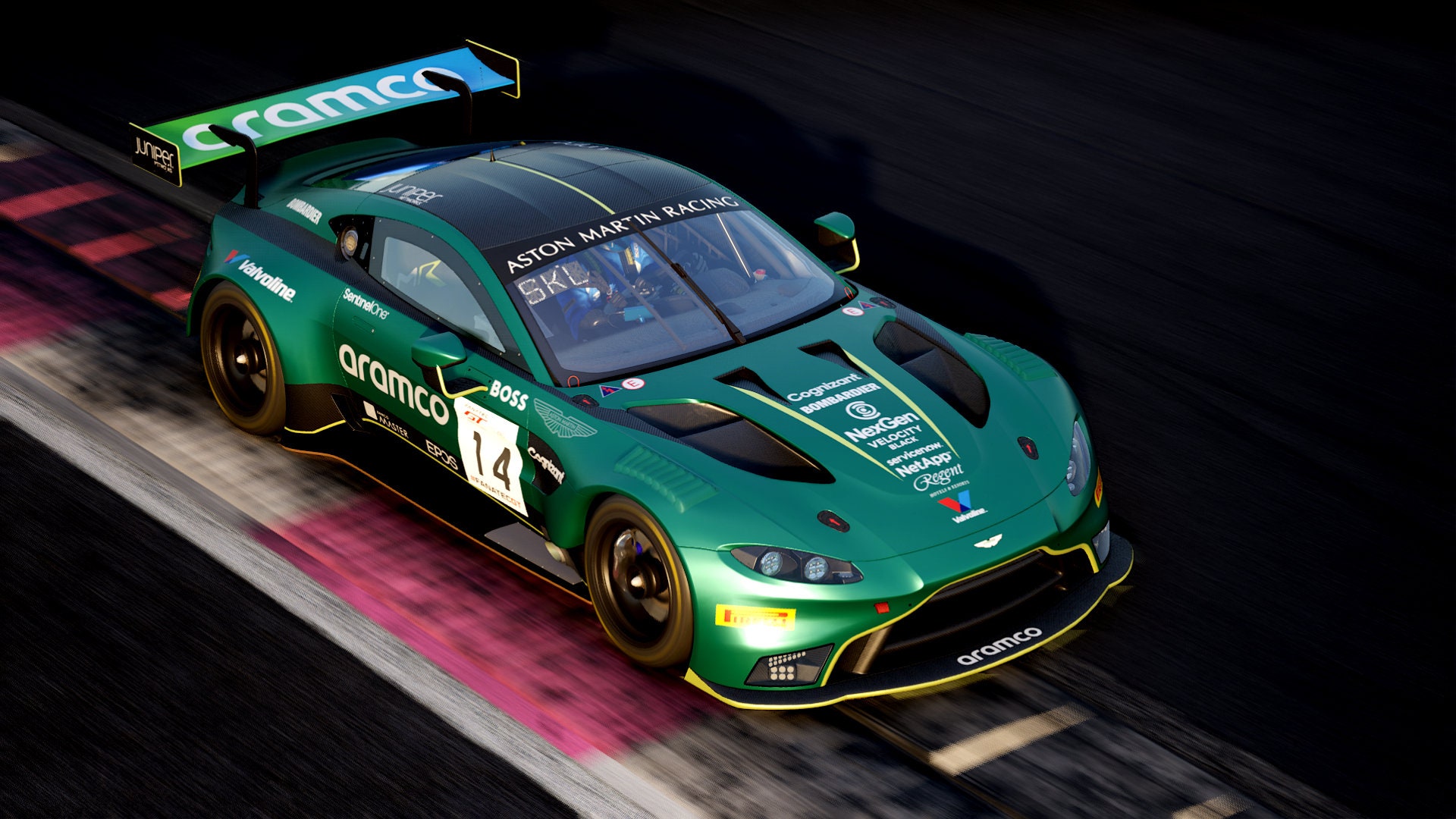 Aston Martin F1 2024 Inspired Livery for Aston Martin GT3 Vantage on ...