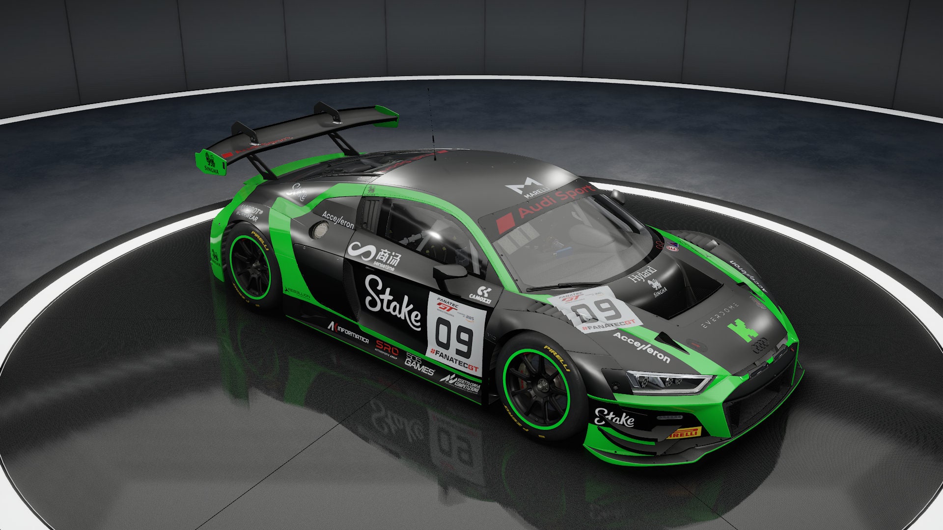 Stake F1 Inspired Livery for Audi R8 GT3 Evo II for Assetto Corsa ...