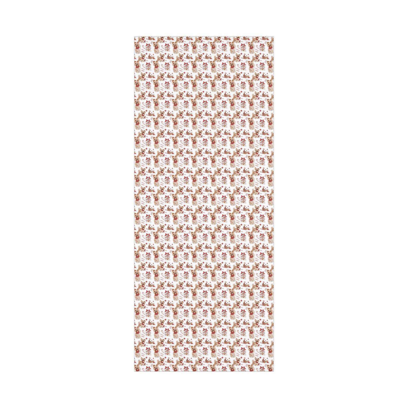 Yorkie Christmas Wrapping Paper - Cute Holiday Gift Wrap With Yorkie ...