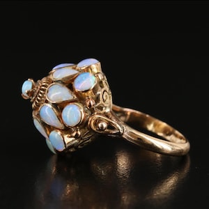 14kt Yellow Gold Thai Princess Ring - Etsy