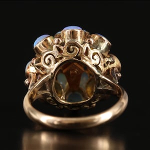 14kt Yellow Gold Thai Princess Ring - Etsy