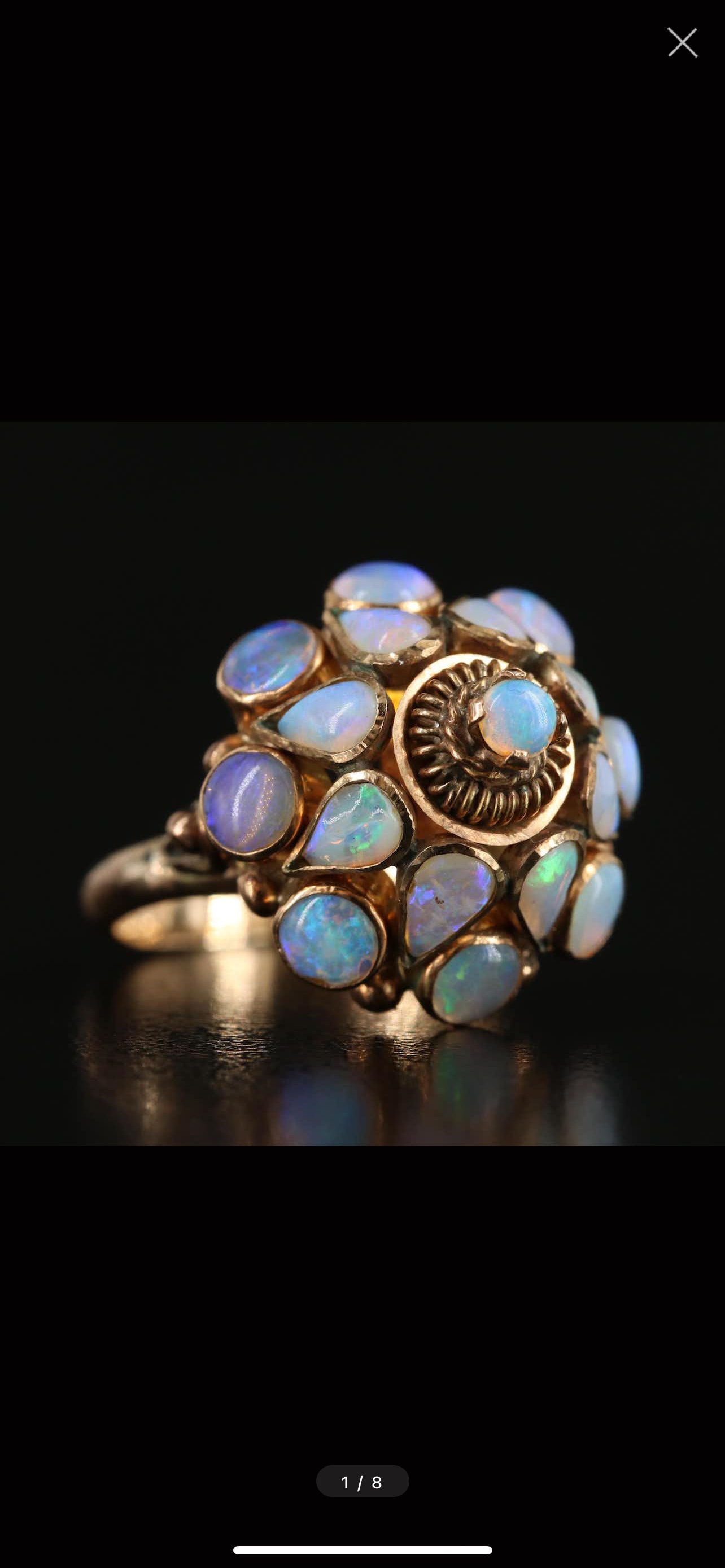 14kt Yellow Gold Thai Princess Ring - Etsy
