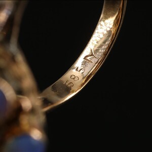 14kt Yellow Gold Thai Princess Ring - Etsy