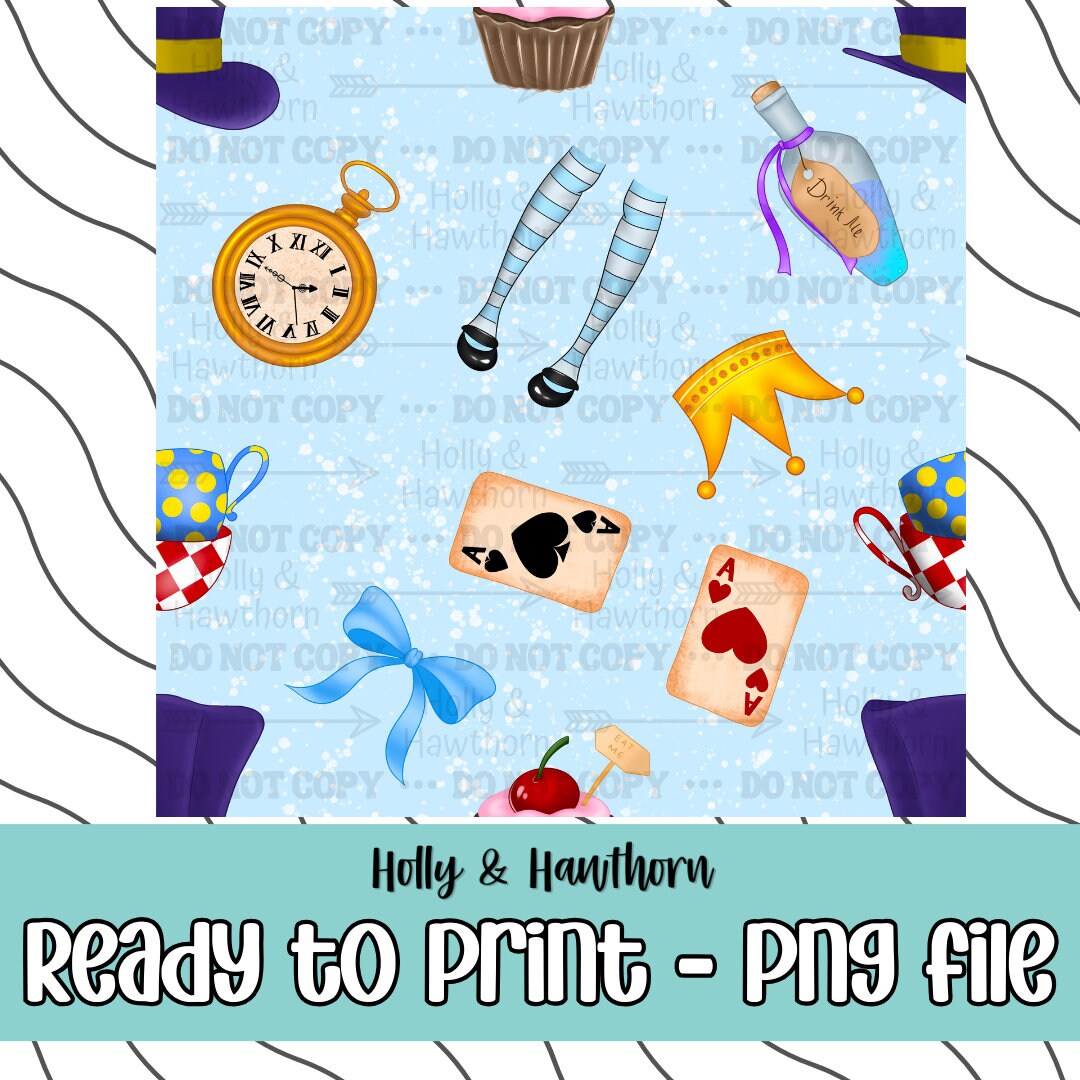 Fairy Tale Alice PNG Clip Art File Tumbler Wrap Story Book Clip Art ...