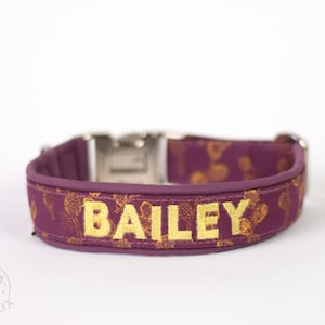 Personalized Dog Collar With Name & Phone Number or Custom Text ...