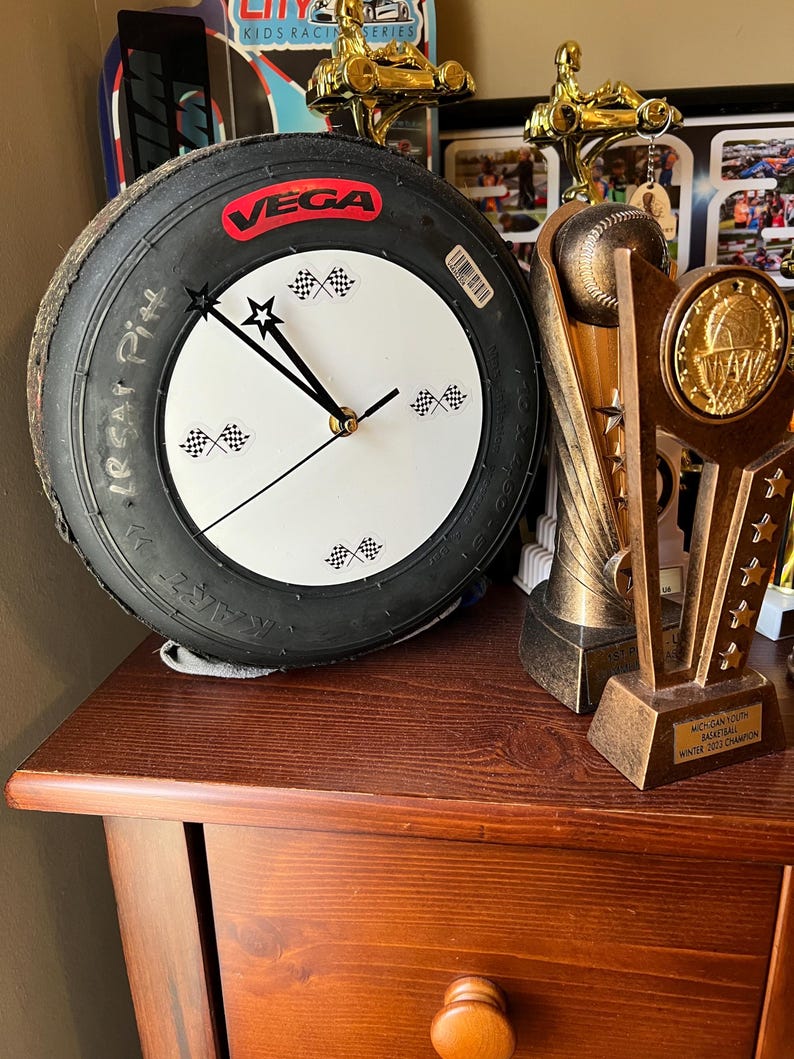 Go Kart Tire Clock - Etsy