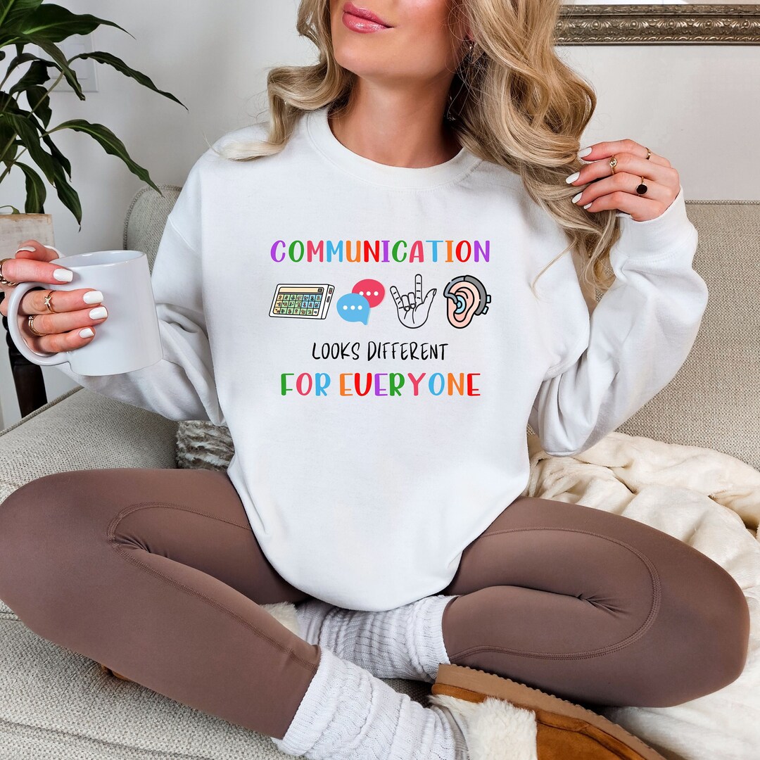 Communication Looks Different for Everyone Shirt, Communication Shirt ...